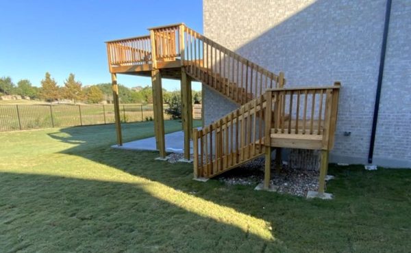 Deck Stained with Clear Satin Stain – SurePRO Painting