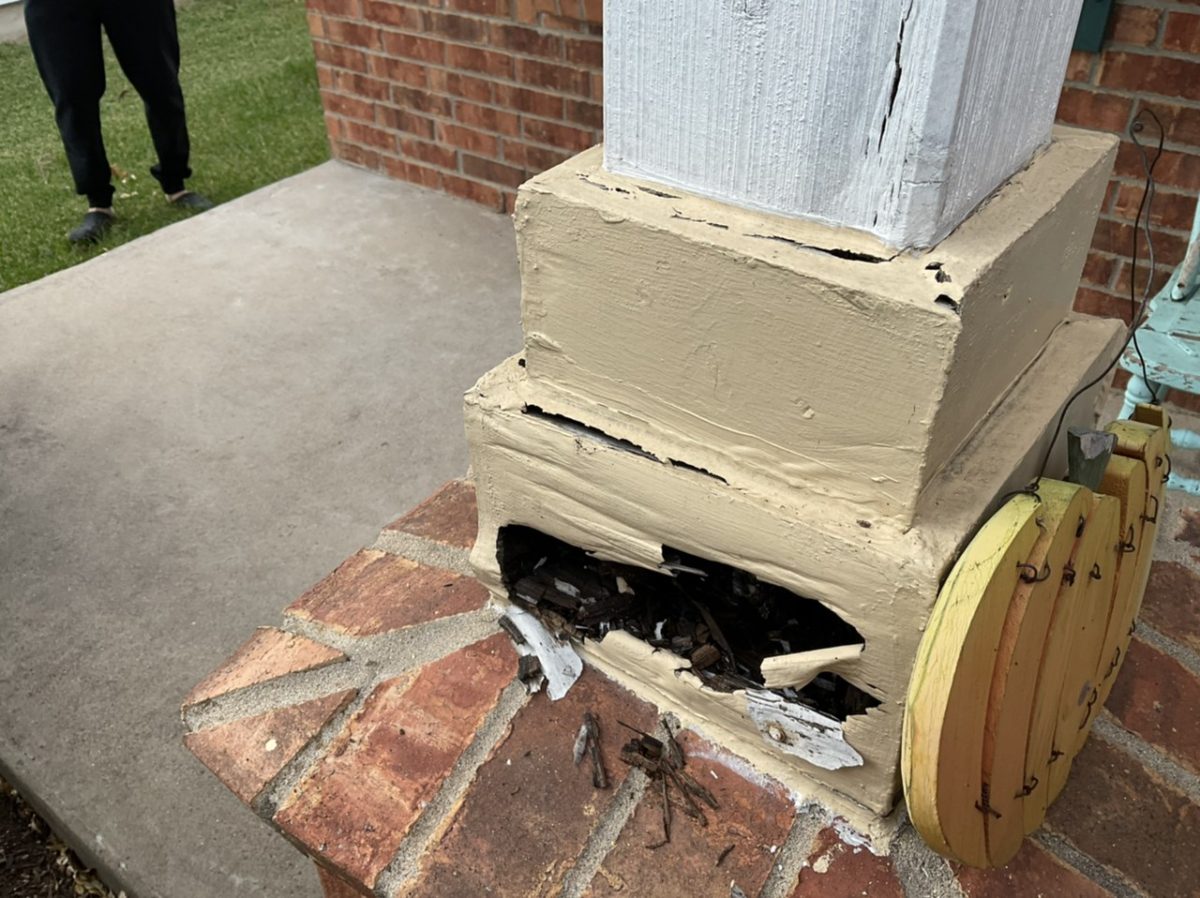 Rotten Wood Post Repair and Exterior Painting - SurePRO Painting